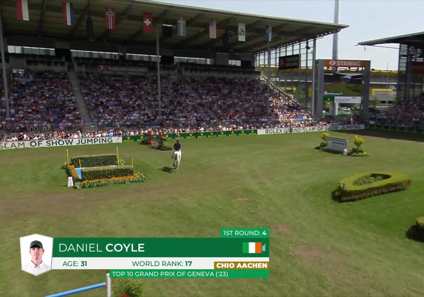 Daniel Coyle with Gisborne VDL - TSCHIO Aachen 2026 - Round 2 - 视频